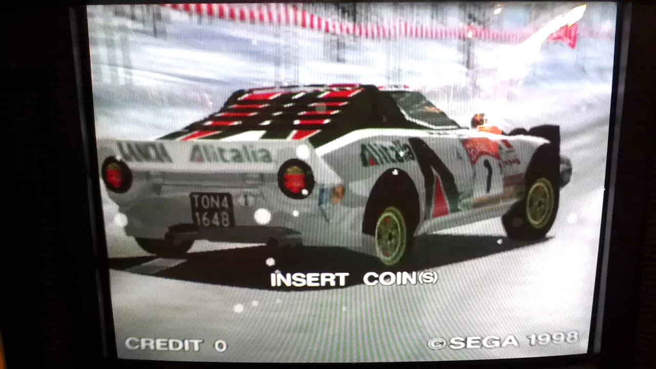 Sega Rally 2 arcade attract mode - YouTube