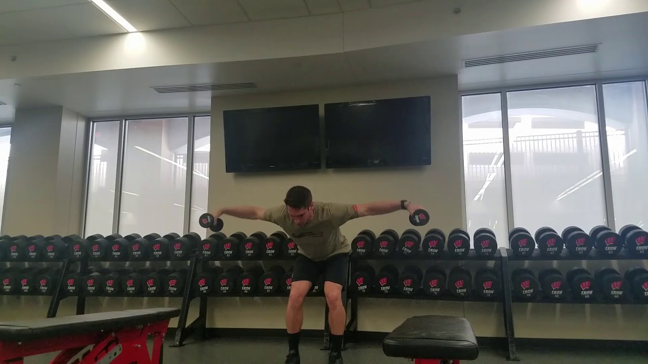 DB Bent Over Reverse Fly Rebound Drop - YouTube