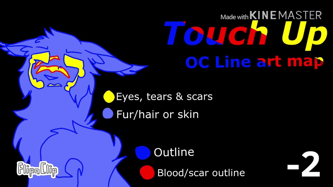Touch Up// line art OC MAP// 4 parts Open! (backups open) - YouTube