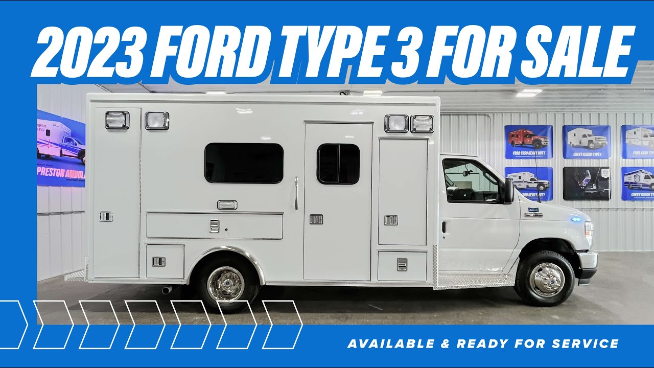 Tour this 2023 Ford E450 Type 3 Arrow Ambulance – FOR SALE and READY ...