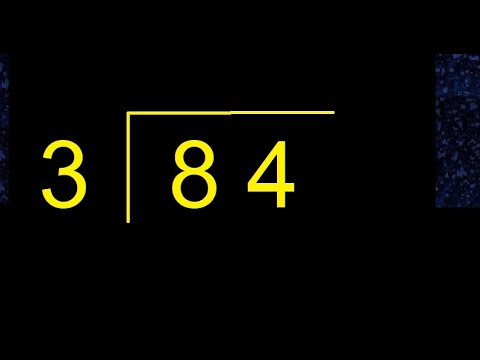 Dividir 84 entre 3 division de 2 numeros con procedimiento - YouTube