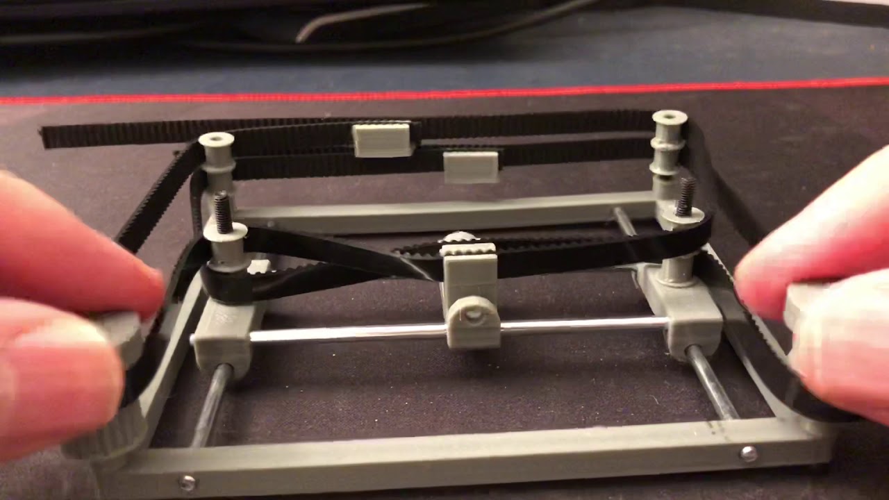 Manual CoreXY Mechanism - YouTube