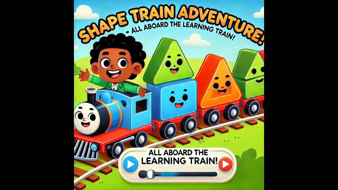 Shape Train Adventure! 🚂 Learn Shapes For Kids! - YouTube