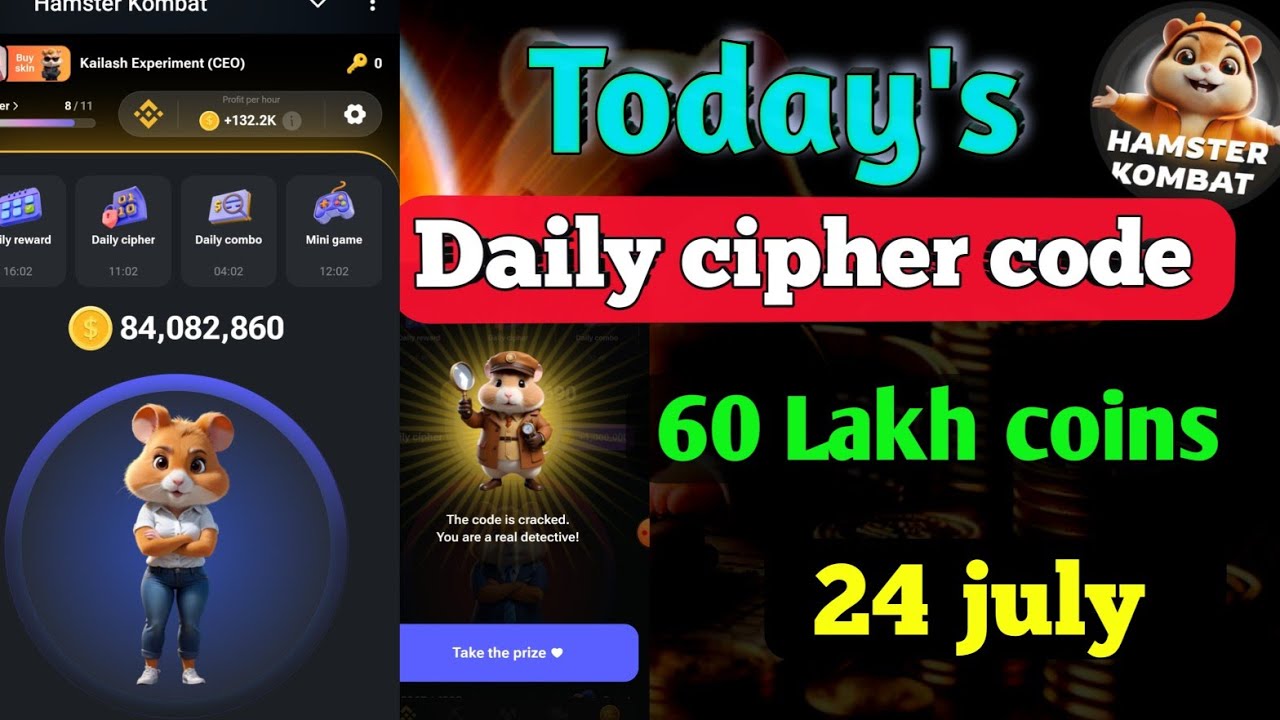 Daily cipher and daily combo card tudays | Hamster kombat daily combo ...