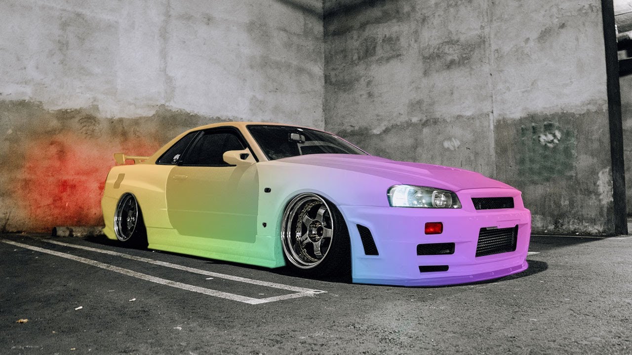 New Paint Job for the R34 Skyline! - YouTube