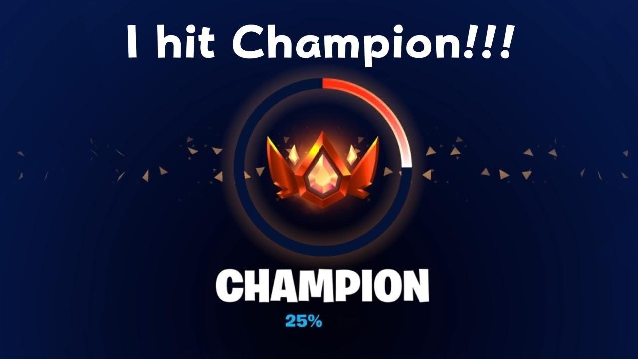 I hit Champion!!! - YouTube
