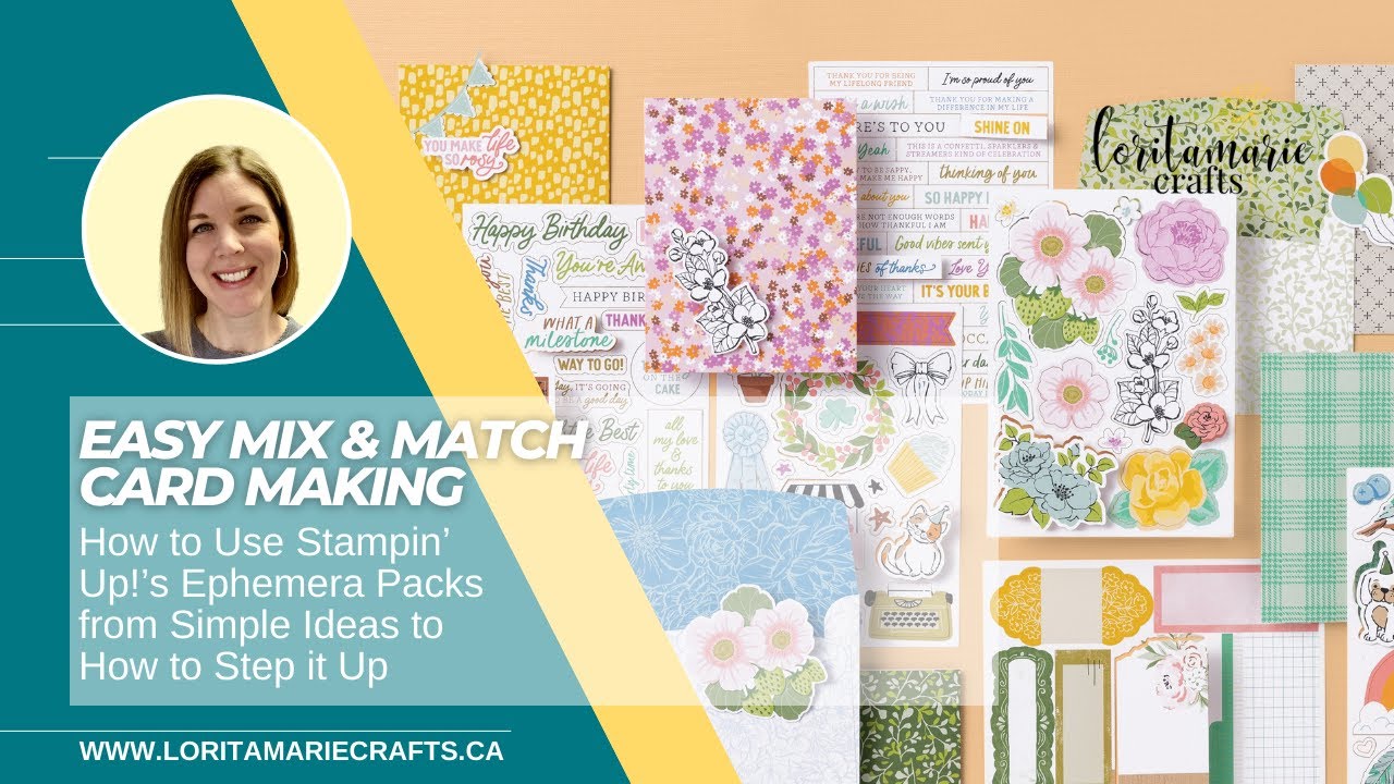 Easy Mix & Match Card Making Ideas with Stampin' Up!'s Ephemera Packs ...