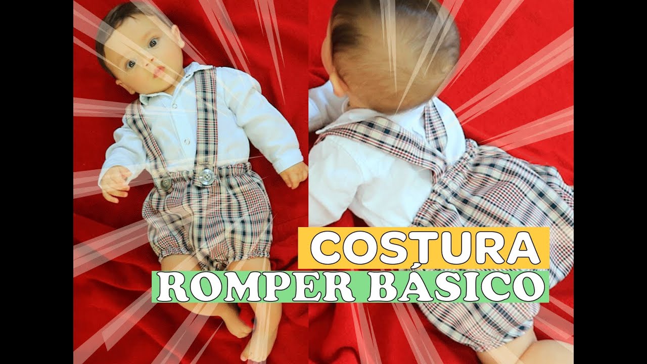 ️ COSTURA ROMPER BÁSICO UNISSEX - YouTube