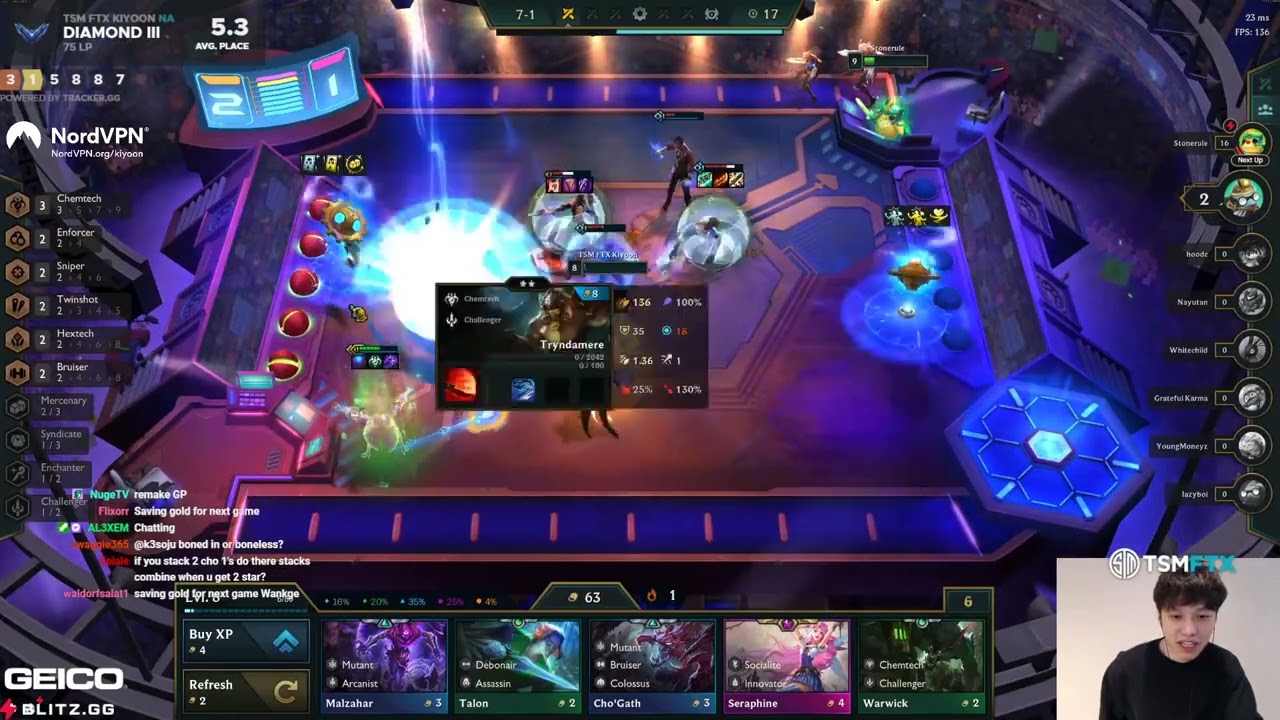 Kiyoon gets 2nd and LOSES IT | Teamfight Tactics TFT Clips - YouTube