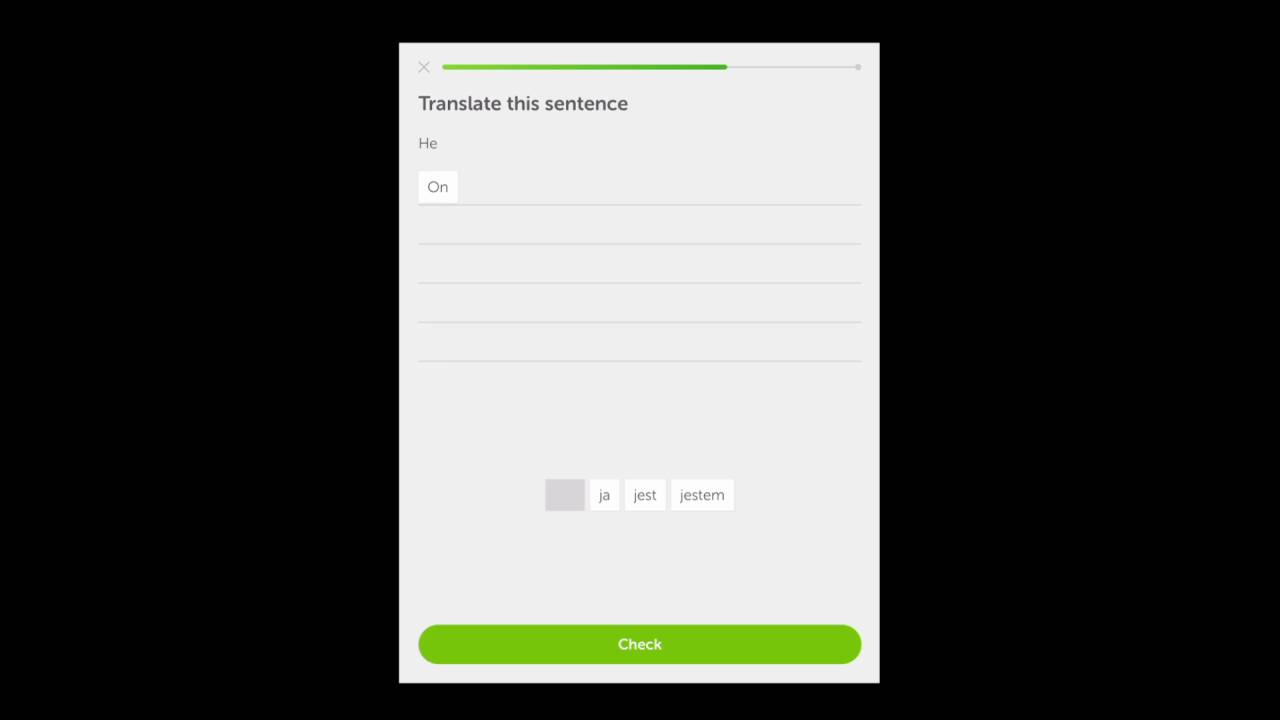 Duolingo Polish Basics 1-2 (IPad) - YouTube