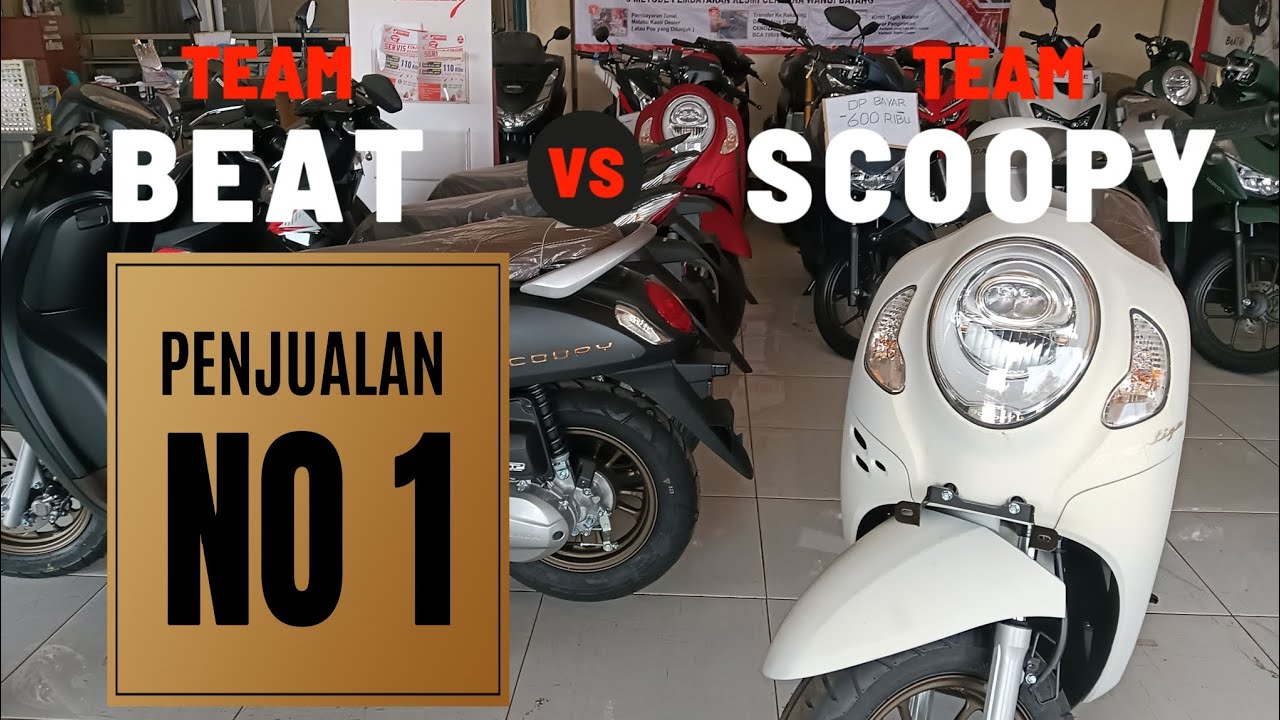 BEAT VS SCOOPY PENJUALAN PALING LARIS DI INDONESIA - YouTube