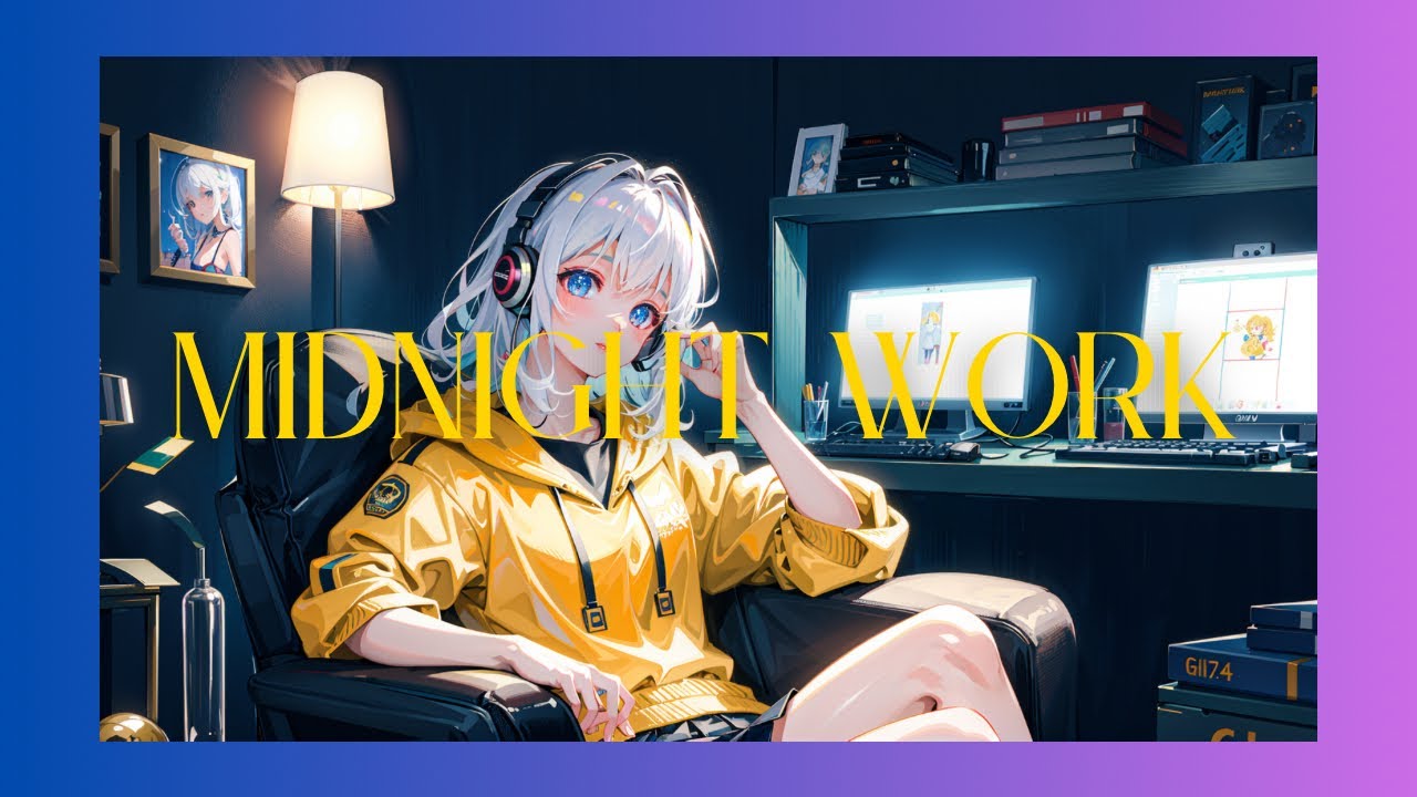 Midnight Work Elegant Blues: Boost Your Productivity with Style - YouTube