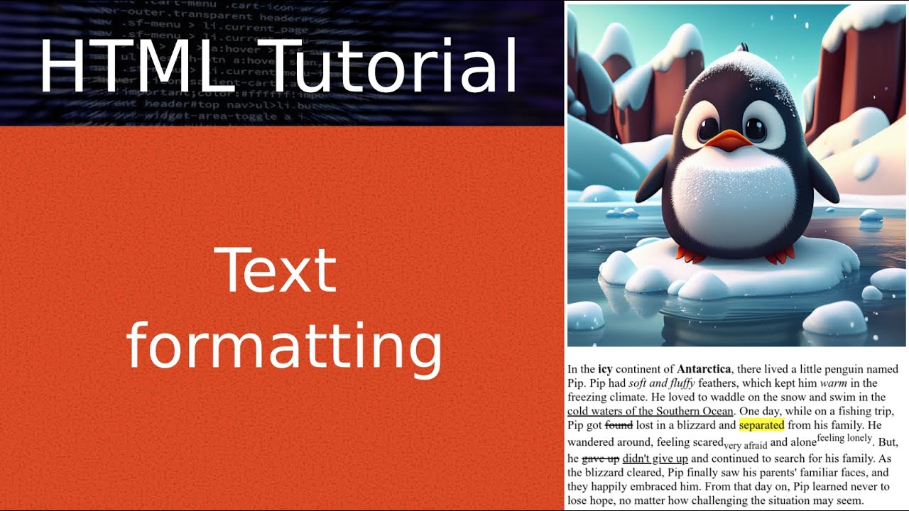 Html Text Formatting Tutorial Youtube 3626