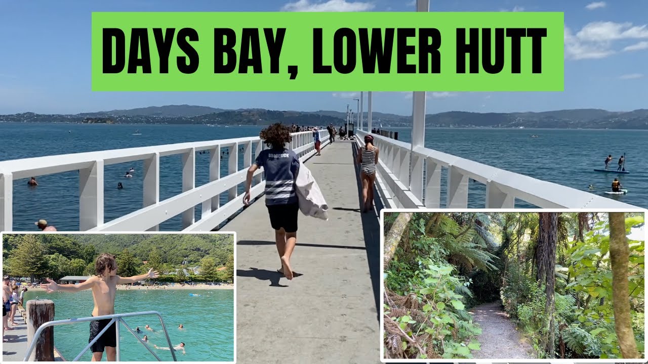 JUMPING OFF THE WHARF!!! | Days Bay, Lower Hutt - YouTube
