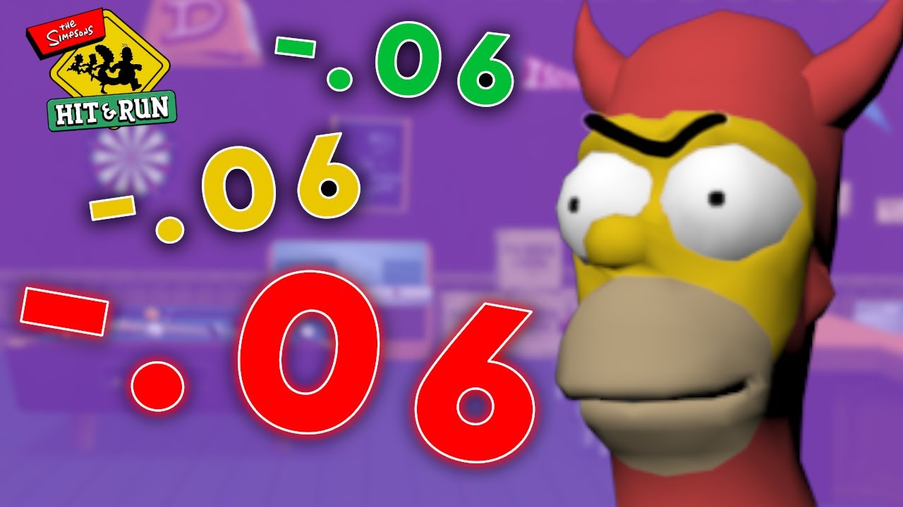THE CURSED Simpsons Hit & Run Speedrun! - YouTube