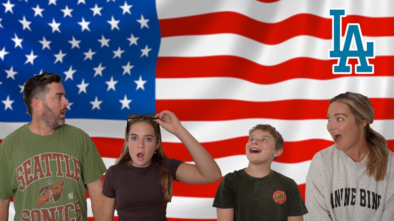 New Zealand Family finally see The USA for the first time! (Los Angeles Is Crazy.) - YouTube