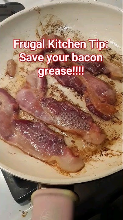 Save Your Bacon Grease! #frugal #frugalliving #moneytips #kitchentips # ...