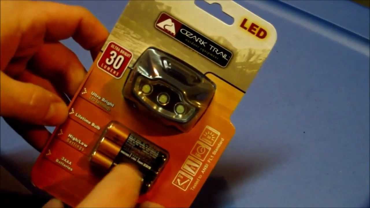 Prepper tools - Ozark Trail LED Headlamp. Hands free light is a must ...