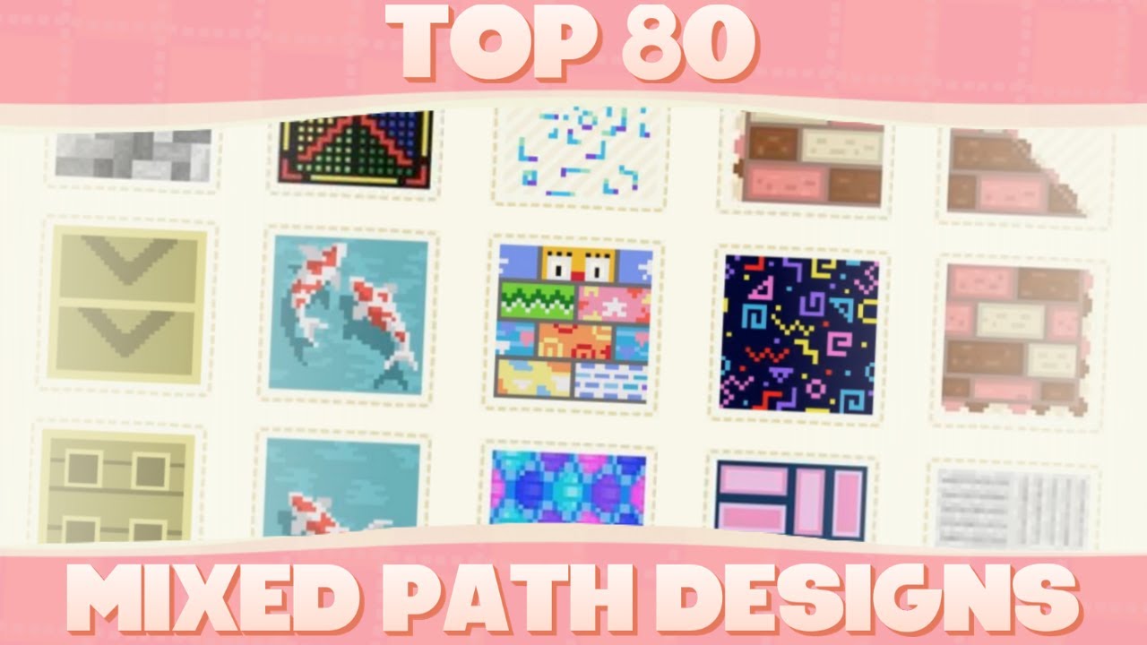 Top 80 Custom Mixed Path Designs For Animal Crossing New Horizons ...