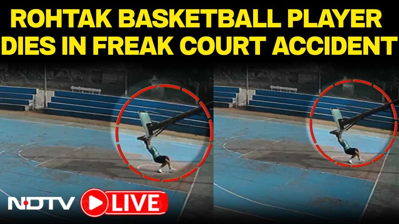 Basketball Player Death LIVE | Rohtak Basketball Player Dies In Court ...