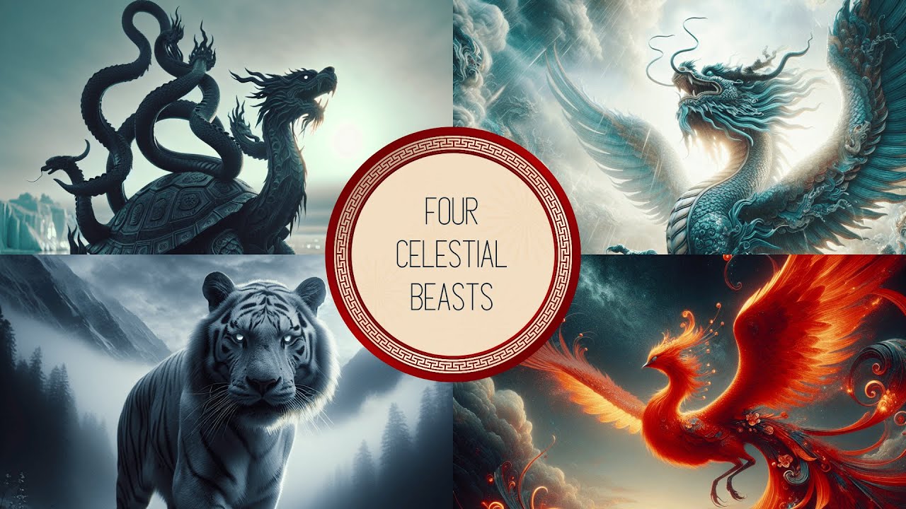 The Four Celestial Beasts of Chinese Mythology - YouTube