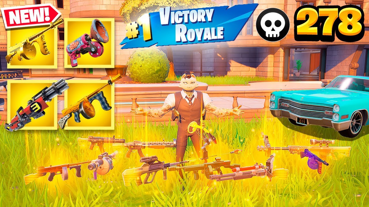 ALL MYTHIC GUNS IN FORTNITE + ICE SPICE MYTHICS (NEW! Fortnite OG ...