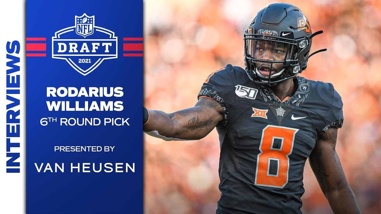 Rodarius Williams's FIRST Interview as a Giant | Giants Draft Rodarius ...
