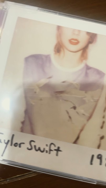 Unboxing Taylor swift 1989 cd!! 💿 - YouTube