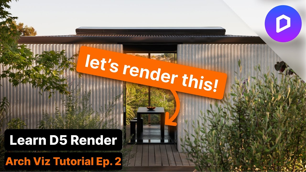 How to Render Realistic Exteriors in D5 Render (Step-by-Step) | Part 2 ...