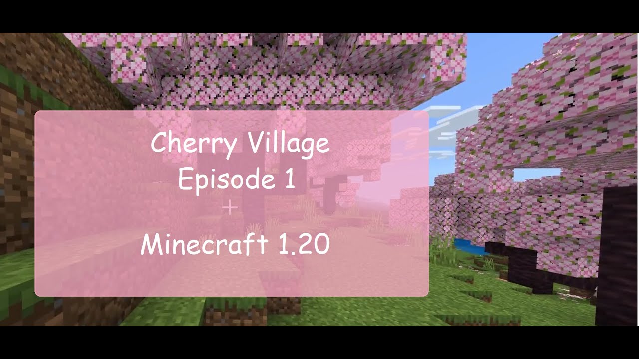 New Minecraft 1.20 Update! Cherry Village Ep.1 - YouTube