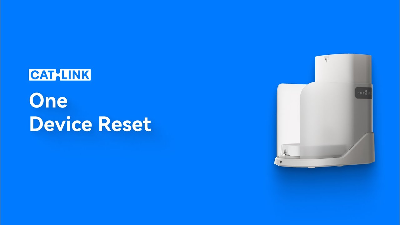 CATLINK Automatic Feeder One: How to Reset the Device - YouTube