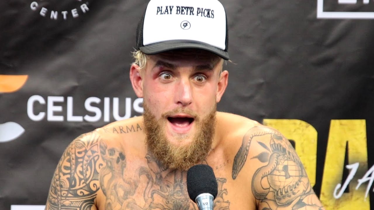 Jake Paul HILARIOUS reaction to Nate Diaz putting HIM IN CHOKE mid ...