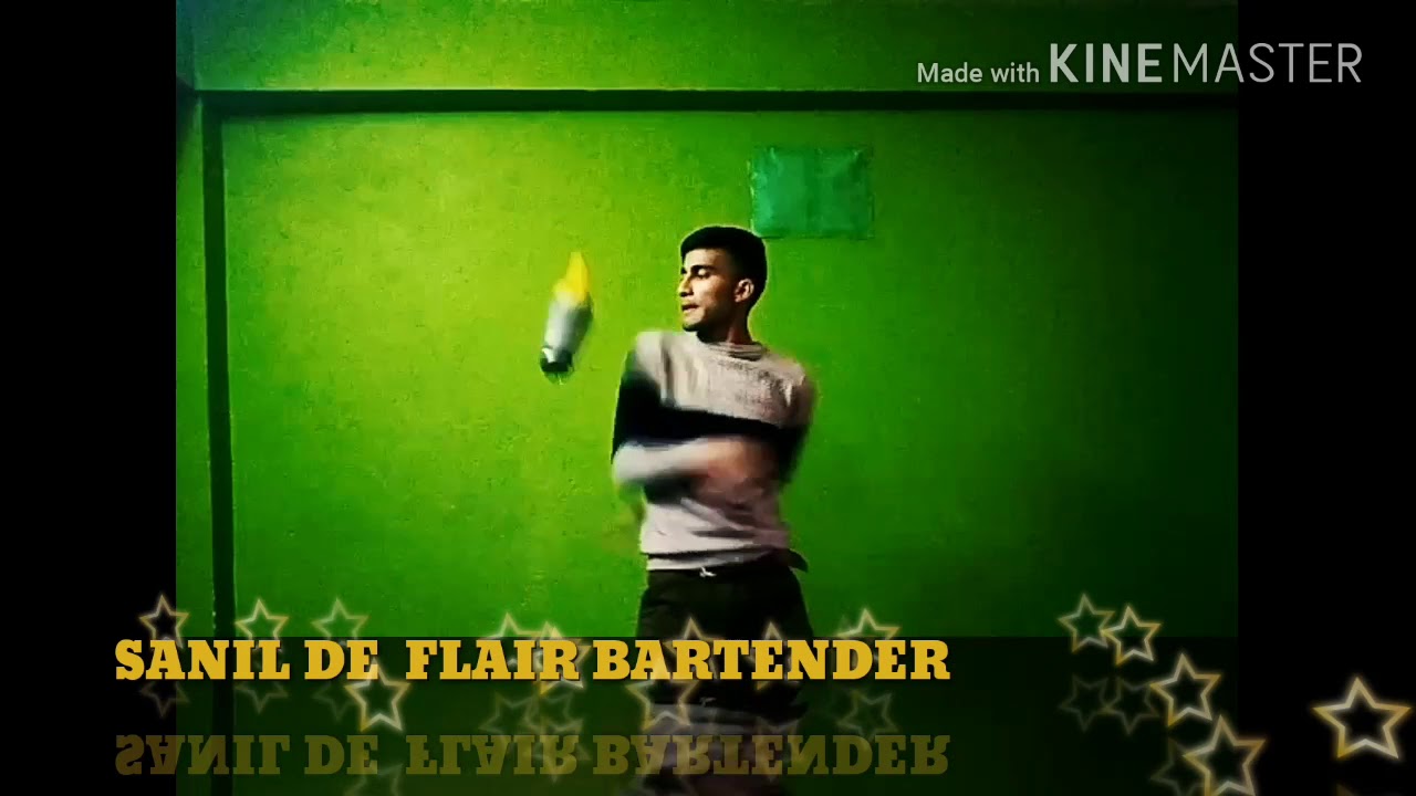 Bartender flairing - YouTube