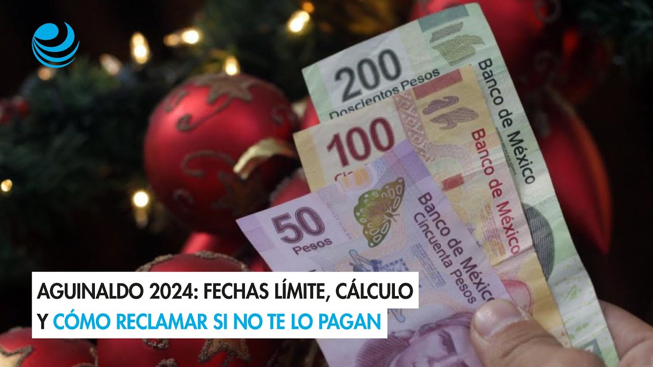 Aguinaldo 2024: Fechas límite, cálculo y cómo reclamar si no te lo ...
