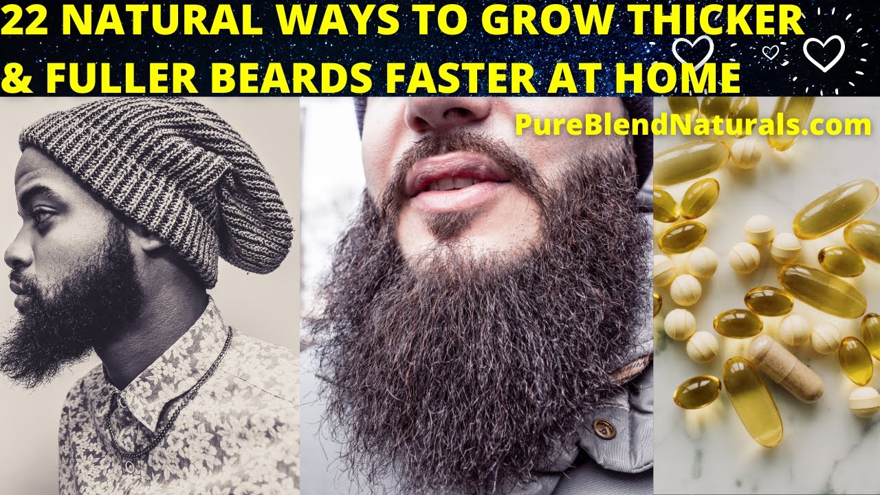22 WAYS TO GROW BEARD FASTER AND THICKER NATURALLY AT HOME (Effective ...