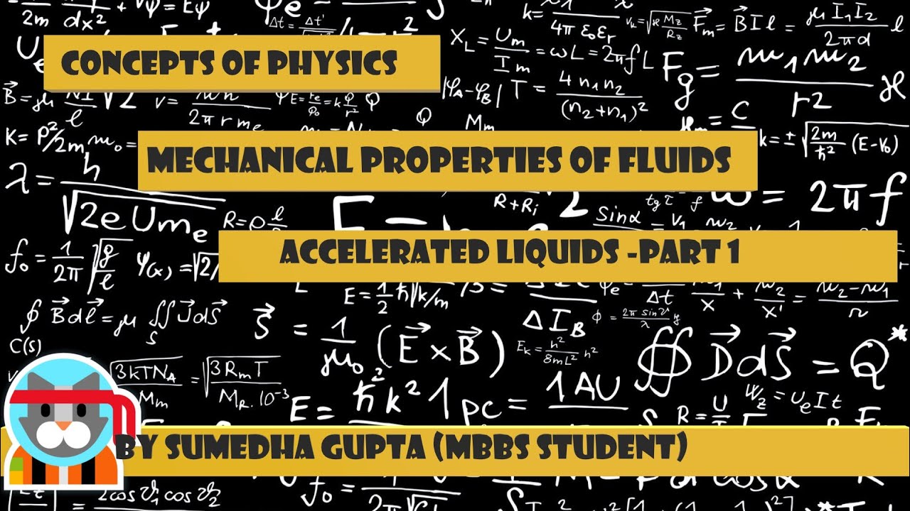 Liquid in an accelerated vessel - part-1 - YouTube
