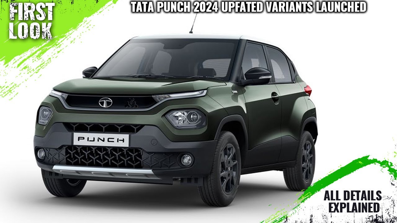 Tata Punch 2024 Lineup Launched With Updated And New Variants- Total 10 ...