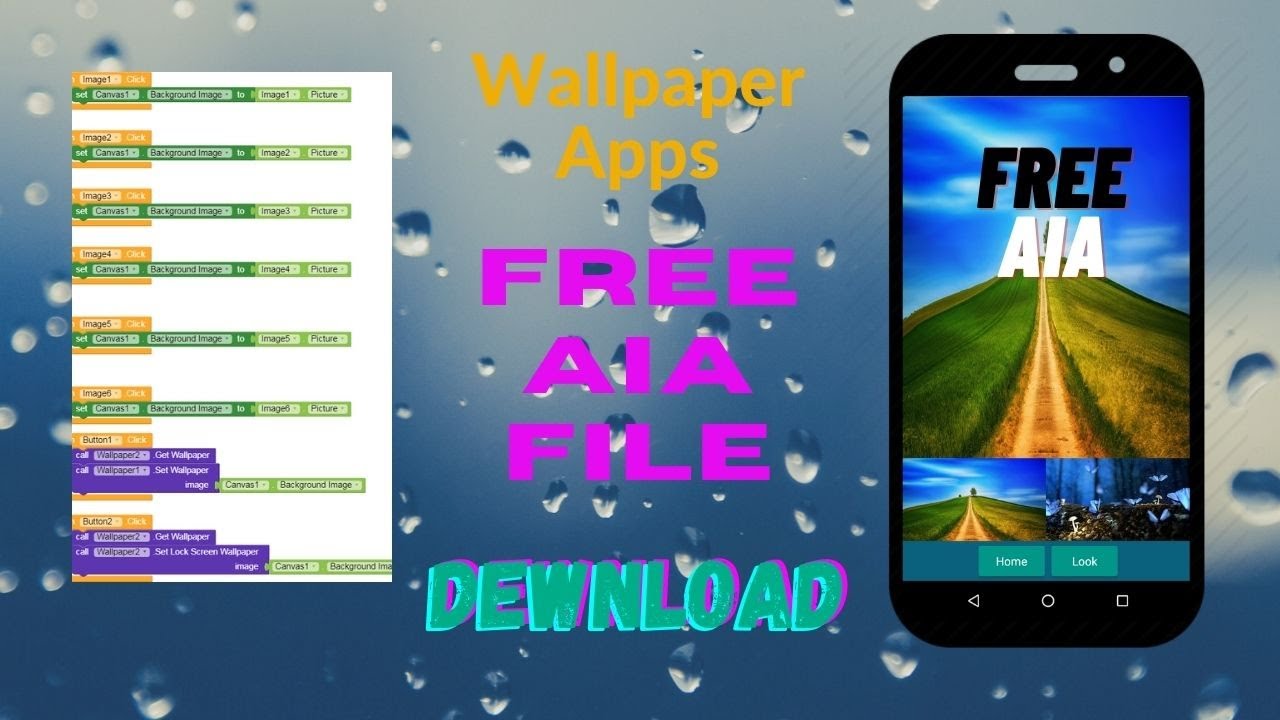 Wallpaper Apps Free AIA File kodular creator Bangla - YouTube