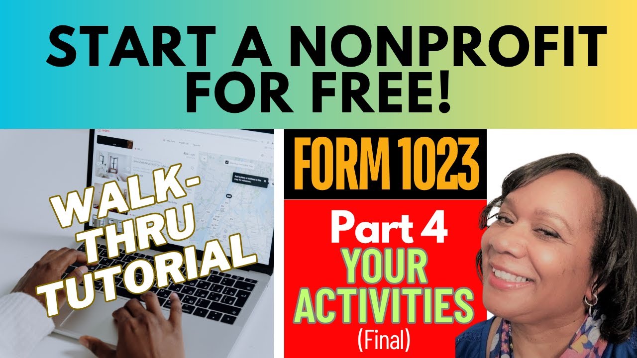 Ep 15 How To Complete The Fundraising Activities Section Part IV Form