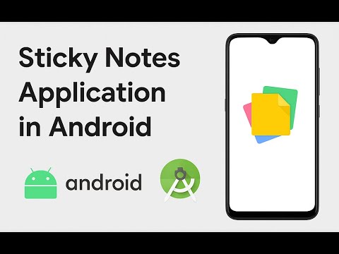 Sticky Notes App in Android Studio | Java Notes App Tutorial | Android ...