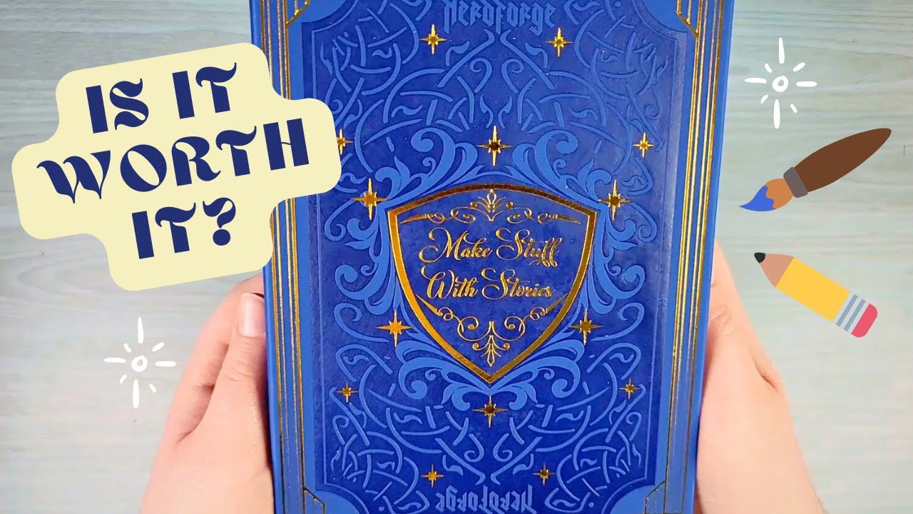 Epic Fantasy Sketchbook?! // Nerdforge Adventurer's Sketchbook Review ...