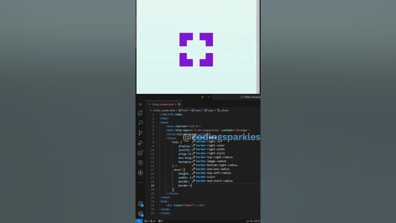 Circle Loader Animation | HTML, CSS - YouTube
