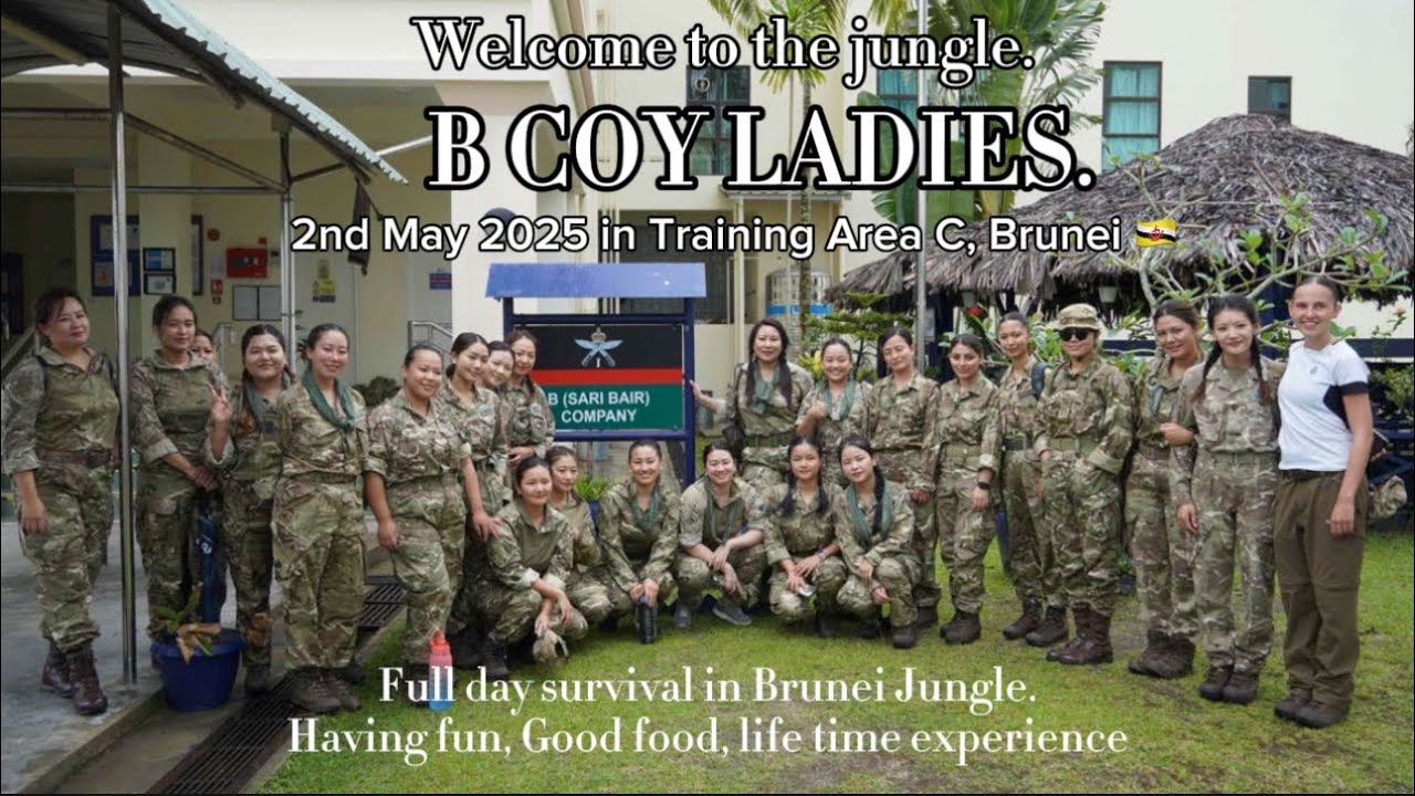 B COY Families Jungle Survival Day|| Full Day In Brunei Jungle🇧🇳 ...