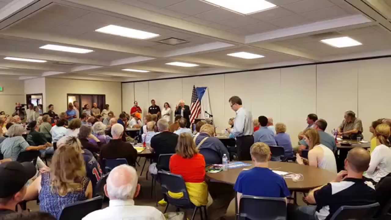 Bernie Sanders Sheldon Iowa July, 3rd 2015 - YouTube