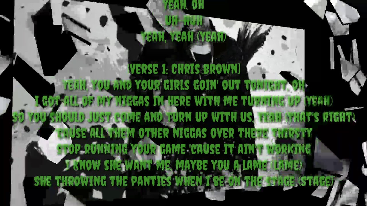 Chris Brown ft trey songz-Hooked on(official lyrics video) - YouTube