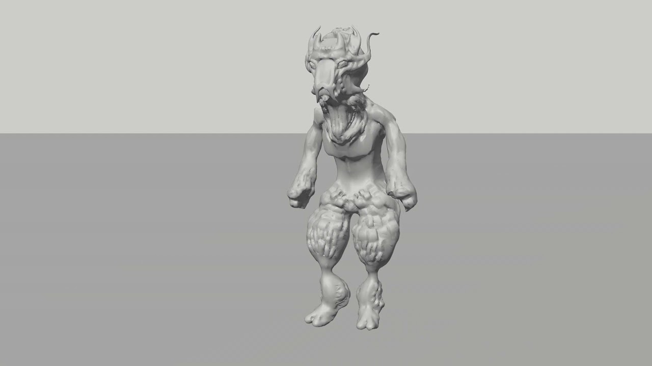 CG Goat-Alien Walk Cycle - YouTube
