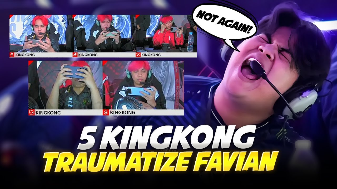 When FAVIANN got TRAUMATIZE by 5 K1NGKONG in MPL Indonesia . . . - YouTube