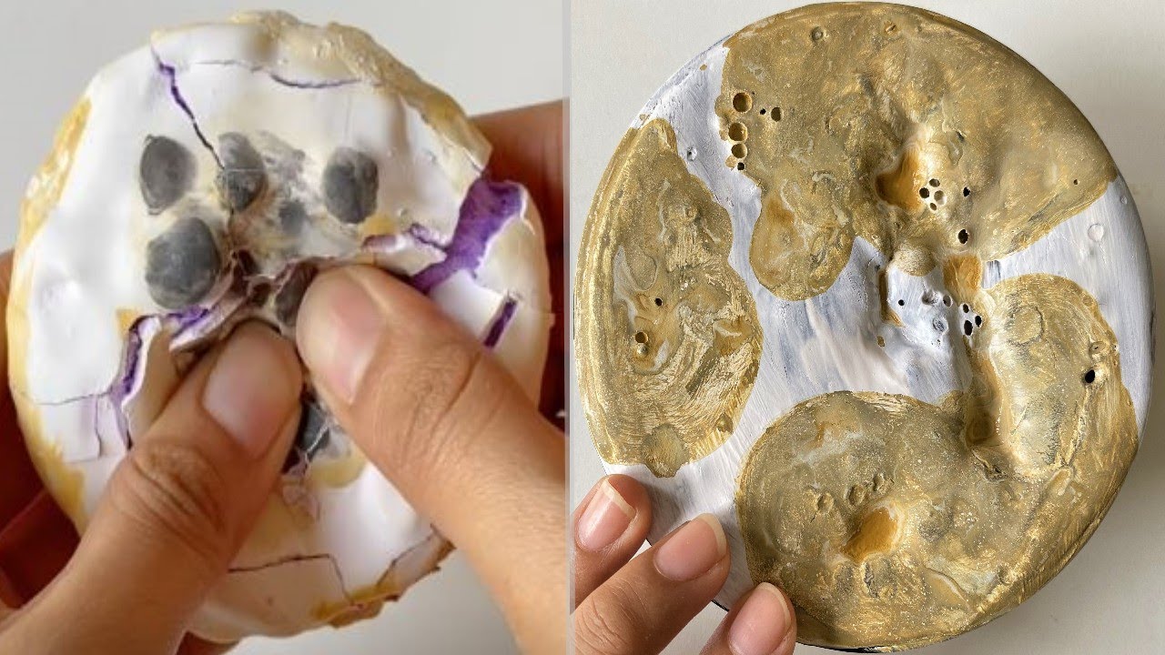 Plaster Clay Cracking & Slime ASMR Video #309 - YouTube