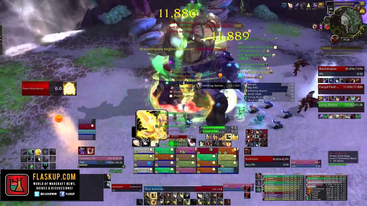 Raiding Guide - Brackenspore - Mythic Difficulty // Highmaul Raid - YouTube