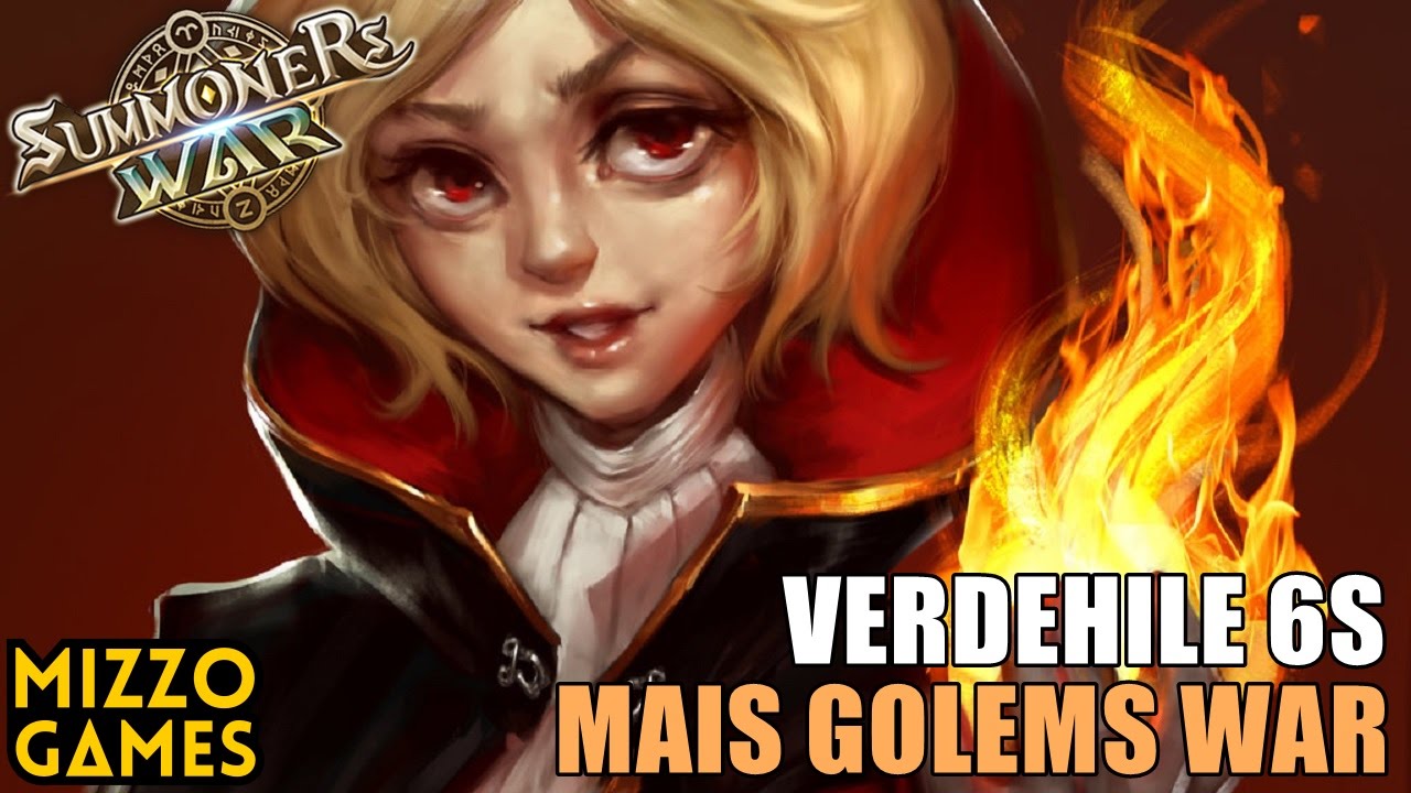 SUMMONERS WAR: Verdehile 6s e mais Golems War - YouTube